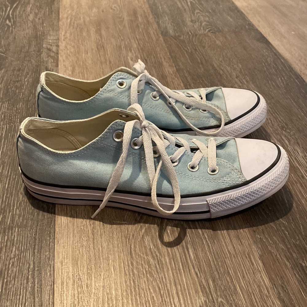 Light Blue Converse Chuck Taylor All Star Classic Low… - Gem
